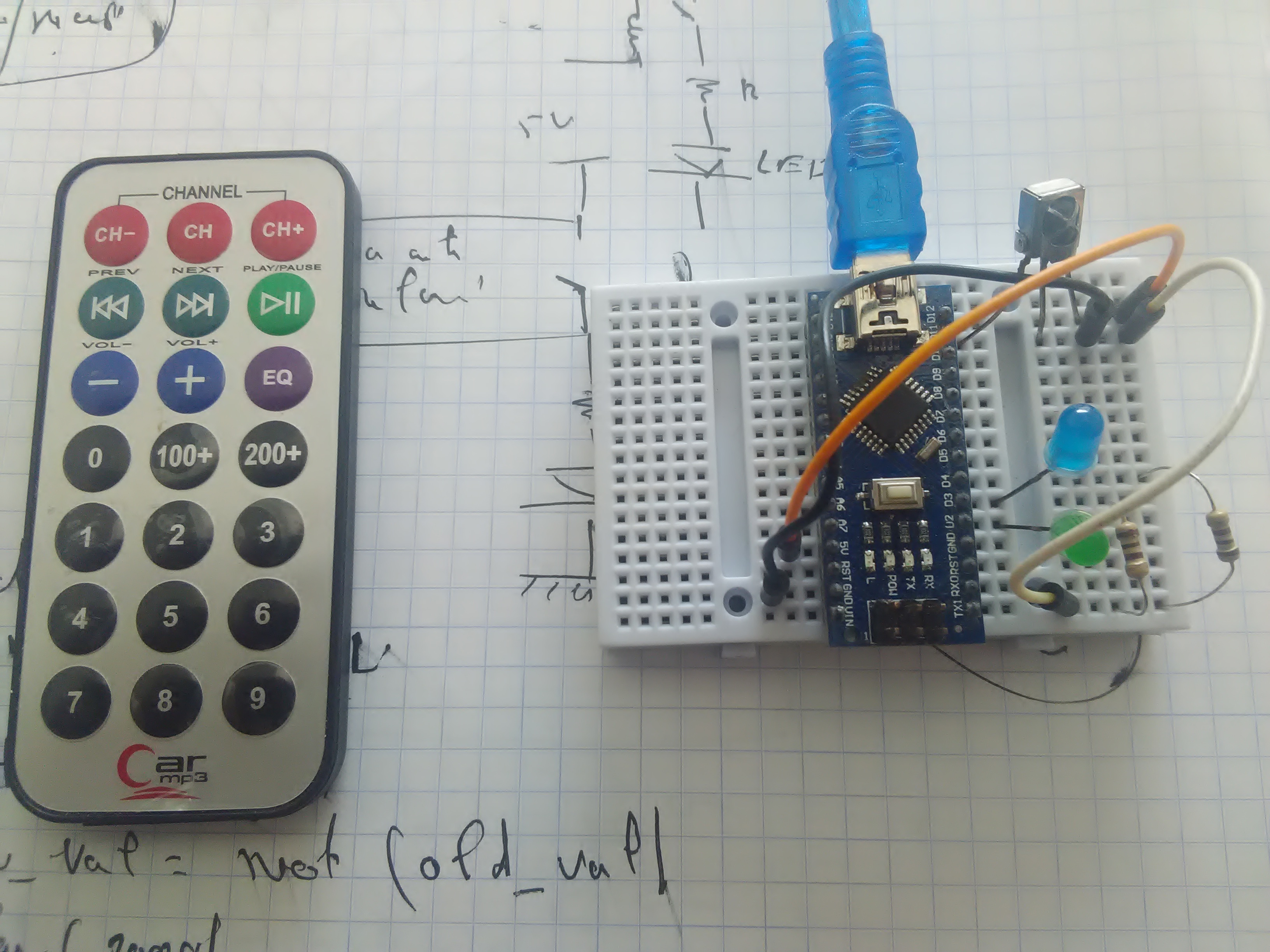 Infrarouge IR : Commande de sens de rotation d’un moteur à CC avec ...