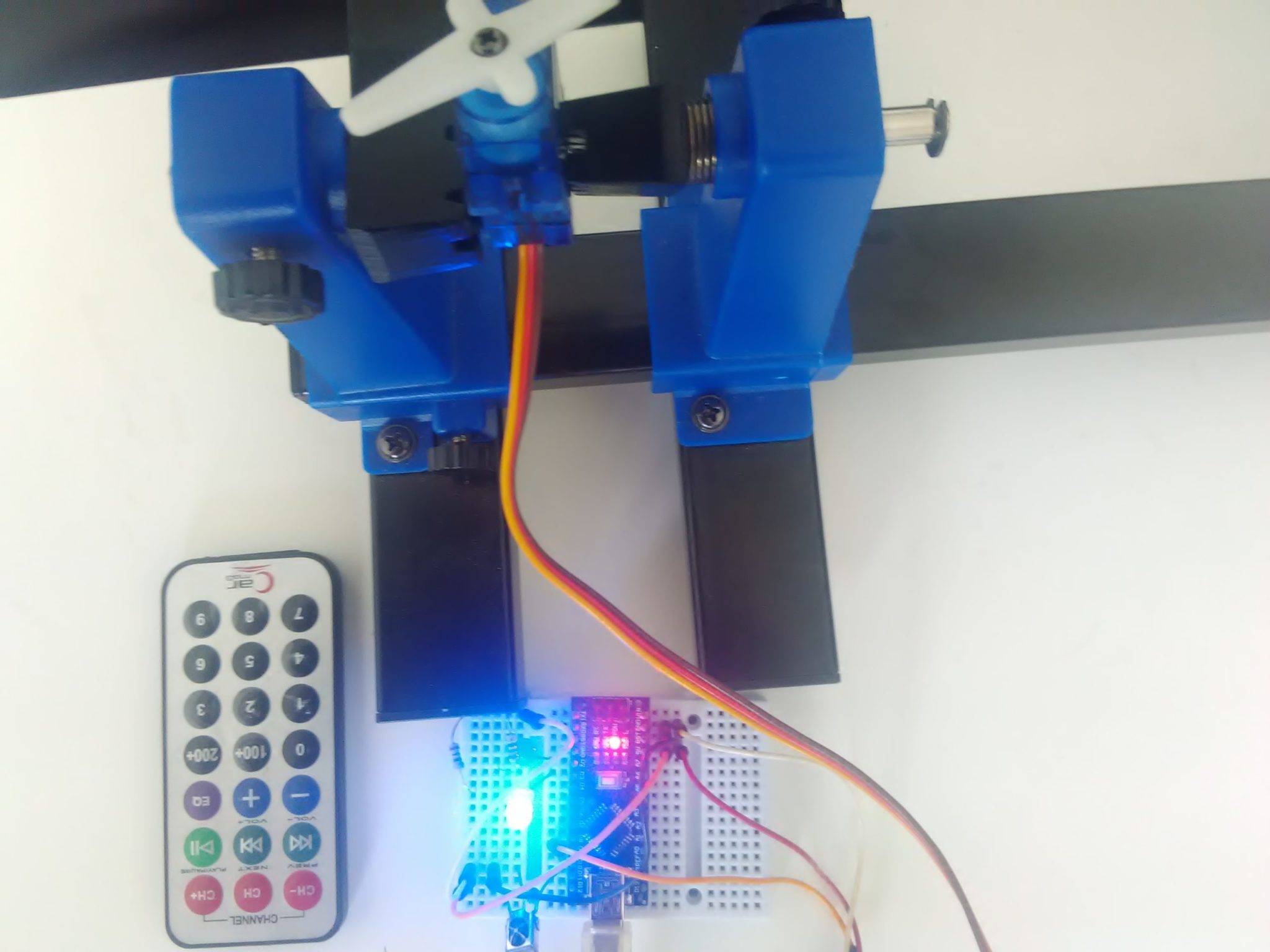 Infrarouge Ir Commande Dun Servomoteur Avec Arduino Cours And Projets
