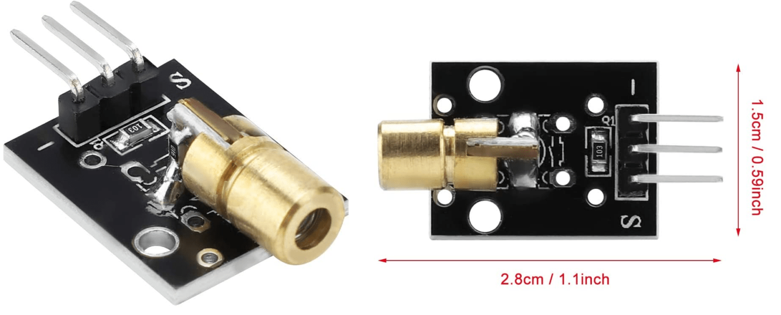 Projet Pointeur Laser avec Arduino – Cours & Projets
