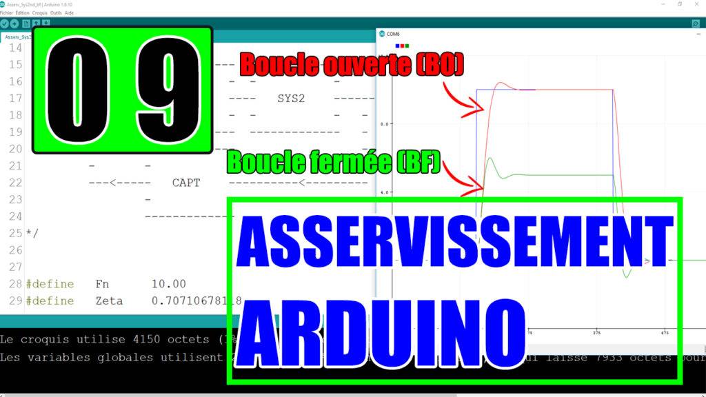 Asservissement | Arduino #9: Architecture d’un Système en boucle fermée – Cours & Projets