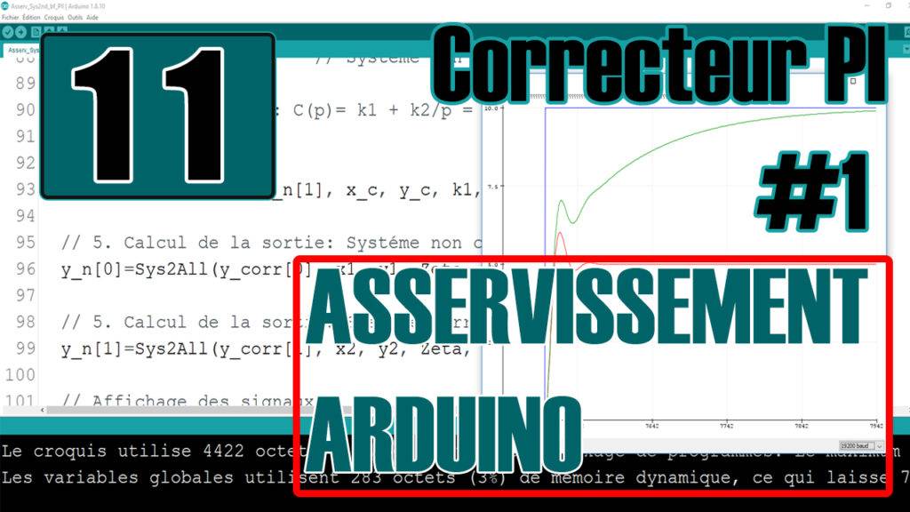 Asservissement | Arduino #11: le Correcteur Proportionnel Intégral (PI ...